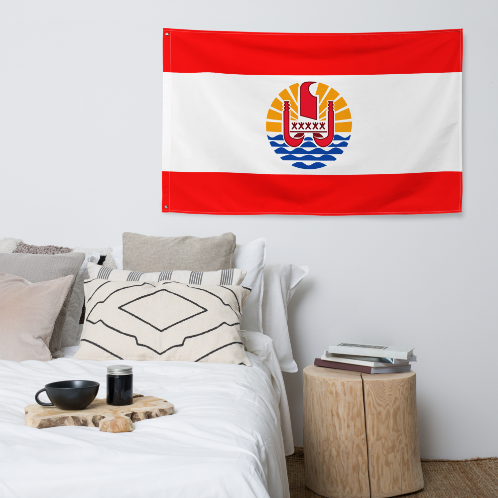 DRAPEAU POLYNESIE FRANCAISE (90x150CM) – tkhprint